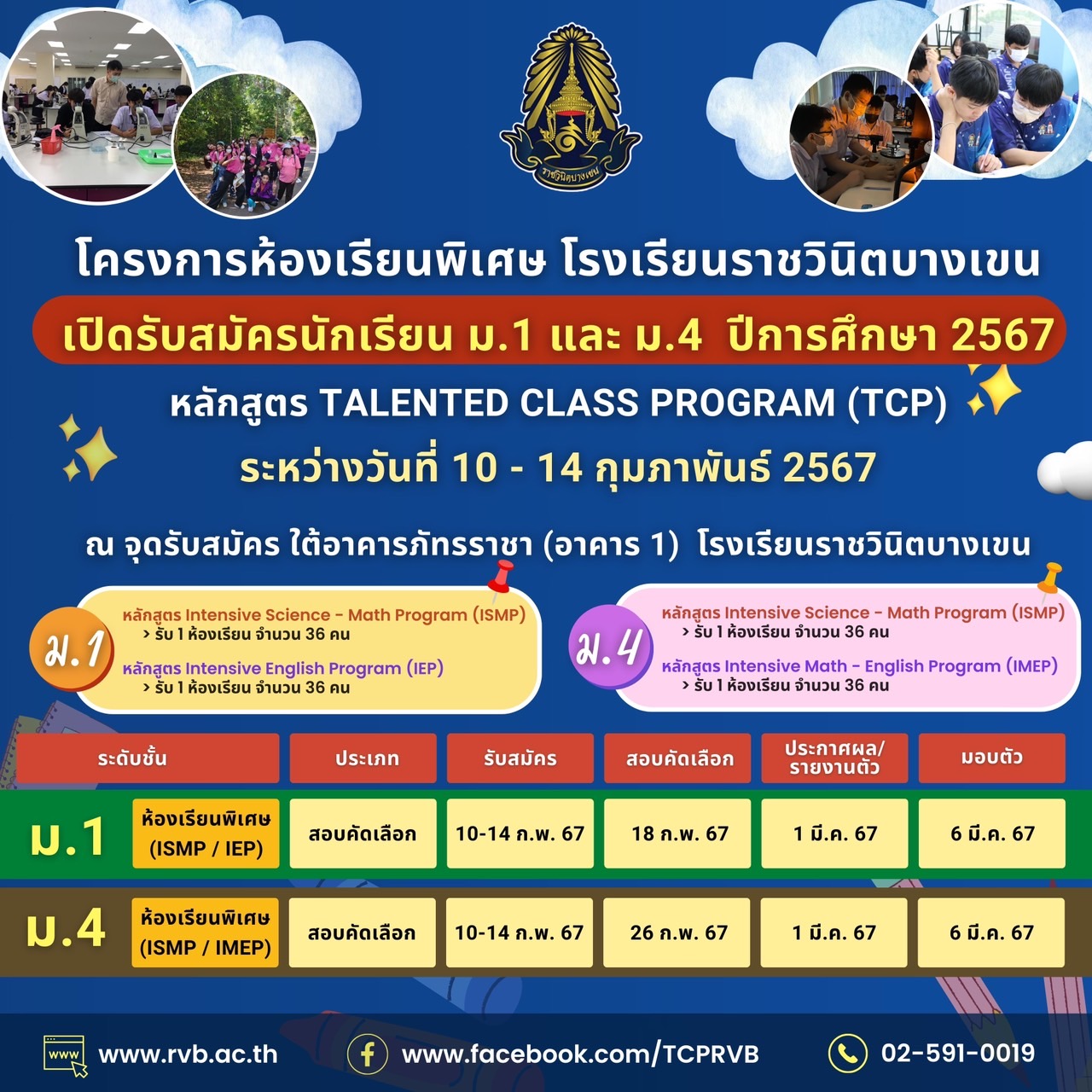 โรงเรียนราชวินิตบางเขน | Rajavinitbangkhen School